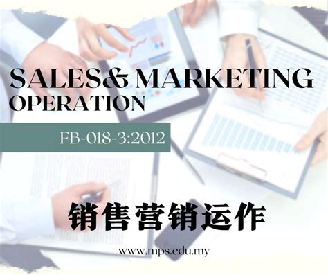 Skm Level 3 Sales And Marketing Operation Fb 018 3 2012 Mps Academy Sdn Bhd Kulai Johor