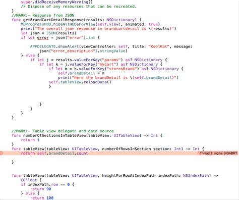Swift How Can Numberofrowsinsection Function Of Tableview Return