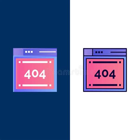 File Computing Code Coding Icons Flat And Line Filled Icon Set Vector Blue Background Stock