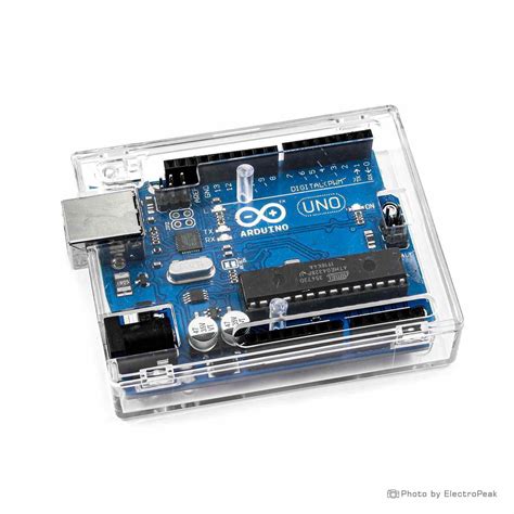 Transparent ABS Case For Arduino UNO R ElectroPeak