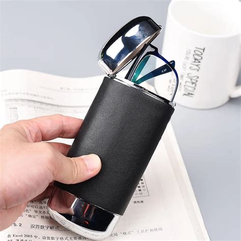 Hard Metal Glasses Box Men Women Presbyopia Myopia Sunglasses Organizer