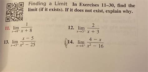 Solved Finding A Limit In Exercises Find The Limit Chegg