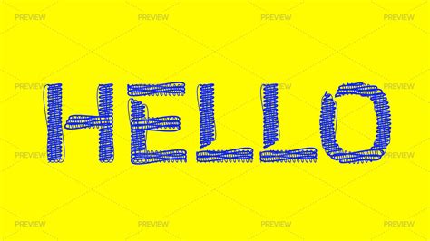 Scribble Text Effect Graphics Motion Array