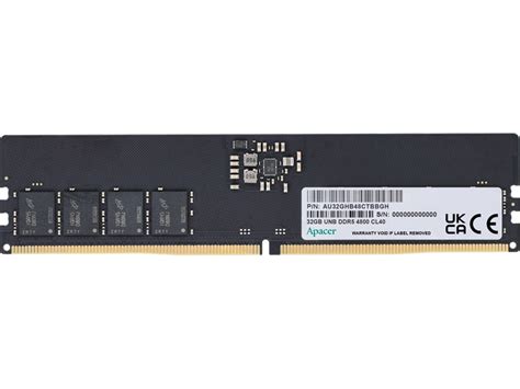 32gb Ddr5 4800 Mhz Apacer Desktop Memory Module Desktop Bg Мощни Pc Гейминг конфигурации