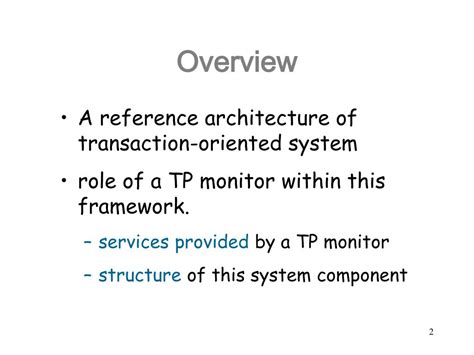 ppt transaction processing monitors an overview powerpoint