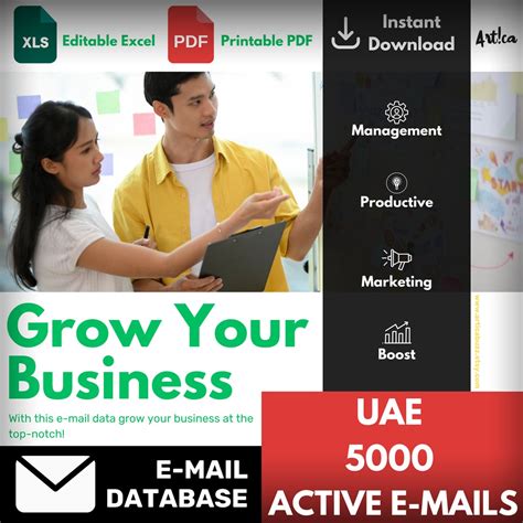 Uae Email Database Country Emails Data Marketing Campaign Email Data