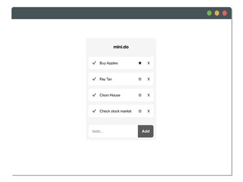 github urwissen minimal todo minimal todo app with usestate