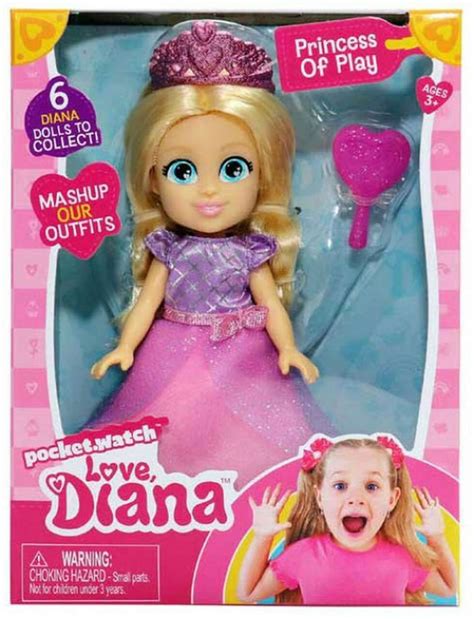 Love Diana Princess Of Play Pocket Watch Doll By Headstart Youtube