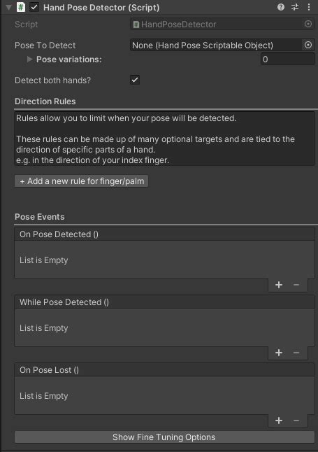Hand Pose Detection Ultraleap Documentation