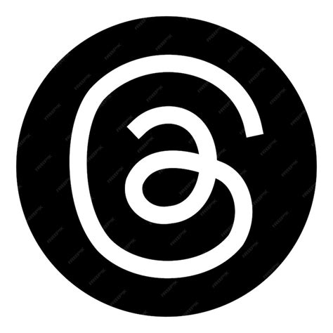 Premium Vector Threads Mobile App Icon Threads App Icon Logo Threads Social Media Platform