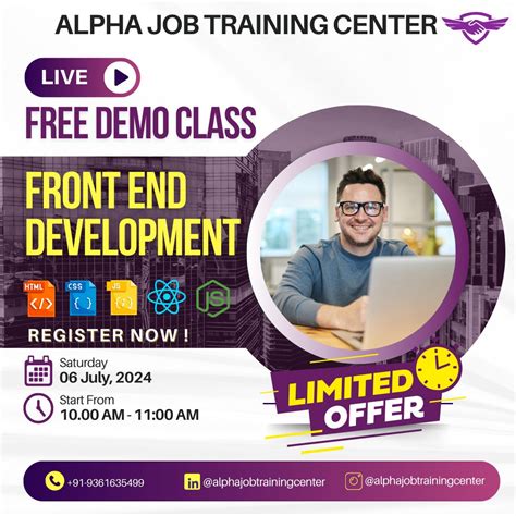Alpha Job Training Center On Linkedin Frontend Html Css Js React Nodejs Development