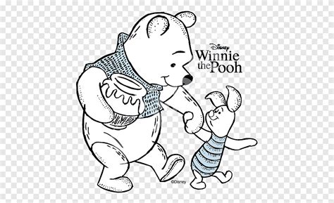 Pooh Clipart Black And White