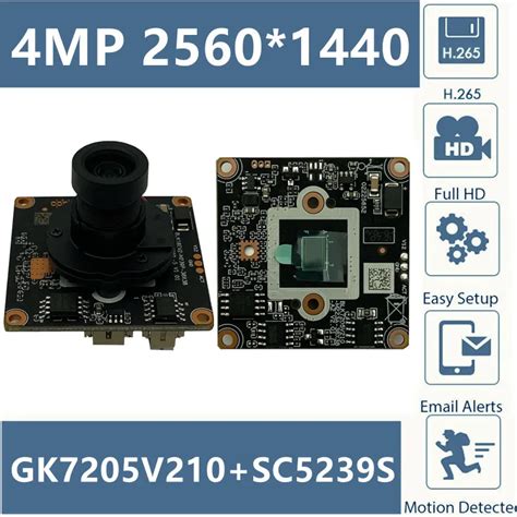 Xm535ai Sc3235 3mp Ip Camera Module Board With M12 Lens 2304 1296 20fps 1920 1080 25fps Onvif