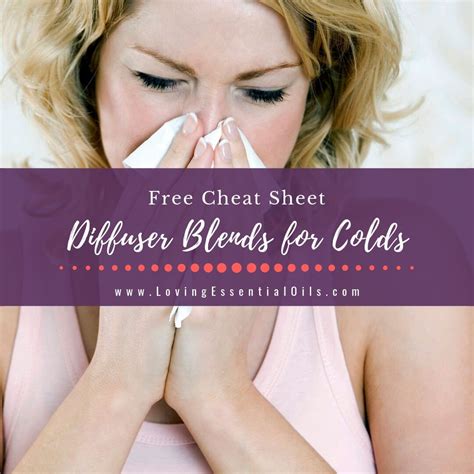 6 Diffuser Blends For Colds With Free Essential Oil Cheat Sheet Jimmy