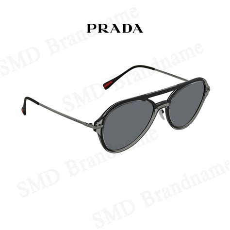 Prada แว่นกันแดด รุ่น Linea Rossa Sunglasses Code Ps 04ts P2x5z1 Smd