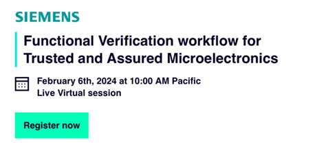 Functional Verification Workflow For Trusted And Assured