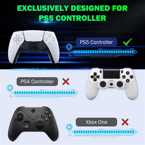 Buy Moko Green Backlight Keyboard For Ps5 Controller Ps5 Wireless Mini Keyboard Chatpad For