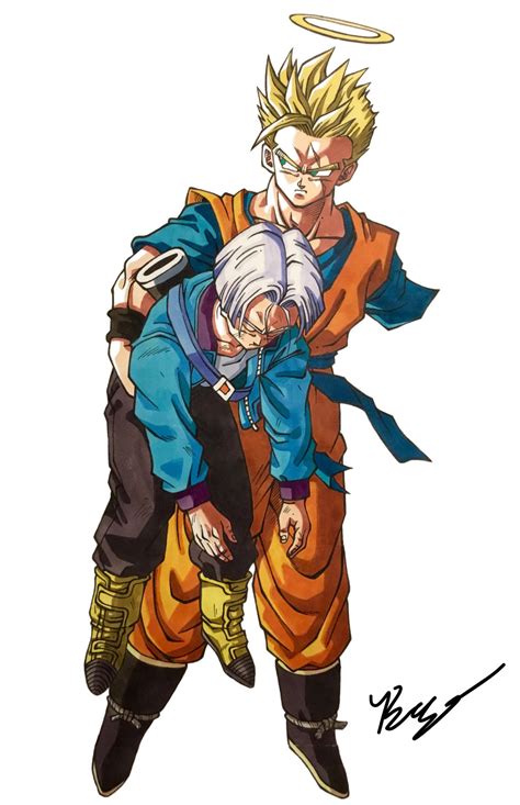 Future Gohan And Future Trunks Art 1 2024 By Brycebrownarts On Deviantart