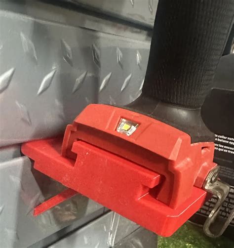 Milwaukee M18 Slat Wall Tool Holder With Support Free 3d Print Model