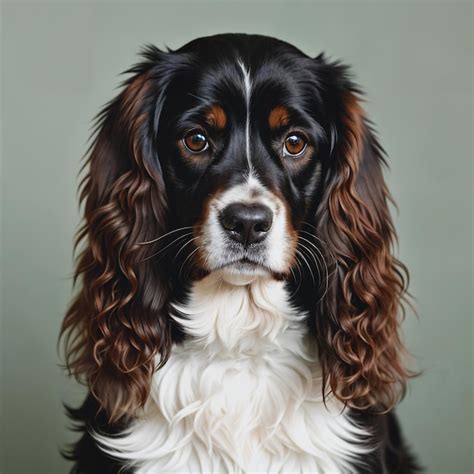 Premium Ai Image Cocker Spaniel Portrait