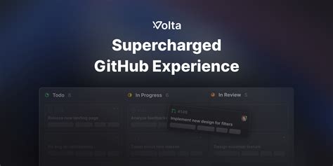 Supercharged Github Experience · Volta