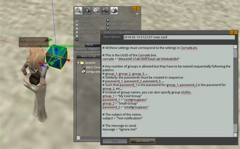second life marketplace [was] corrade multiple group notices