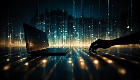 Premium Photo Data Privacy Abstract Computer Chip Metal Binary Code