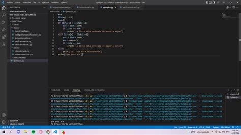 Ordenar Programa De Distinción De Listas Menor A Mayor Mayor A Menor Y Otro No Corre En