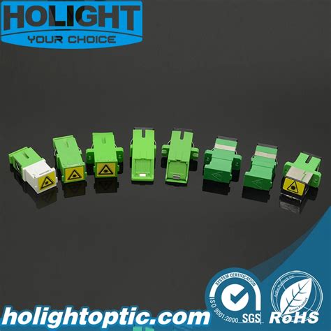 Fiber Optic Sc Adapter With Auto Shutter APC Adapter And Fiber Optic Adapters