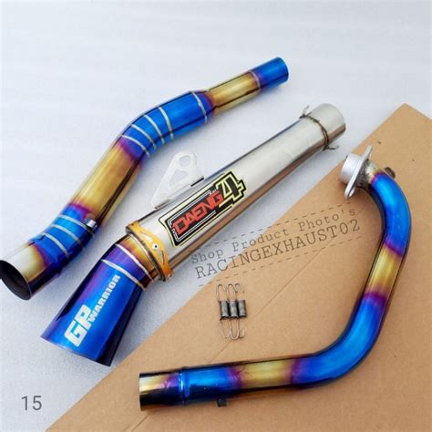 Jual Daeng Sai4 Conical Pipe Open Exhaust Pipe Skygoeuroraider 150
