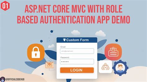 01 App Demo Aspnet Core Mvc With Role Based Authentication And Authorization Youtube