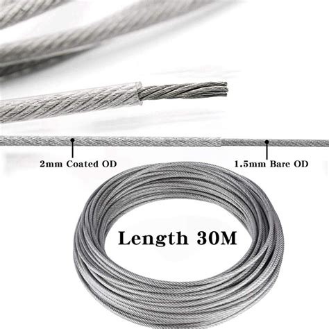 40pcs Wire Rope Cable Hooks Cord Hanging Kit With Vicedeal