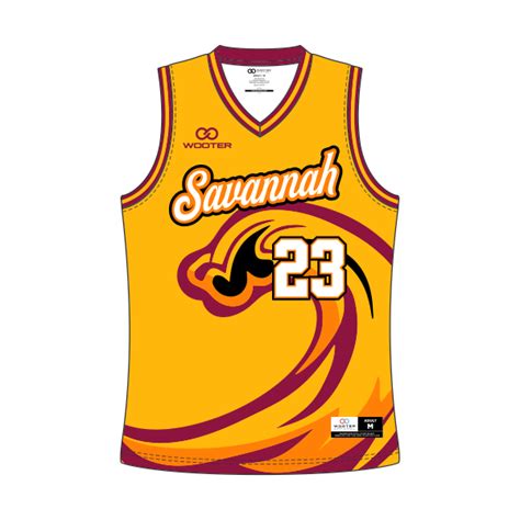 Tbl Savannah Buccaneers Basketball V Neck Basketball Jerseys Wooter