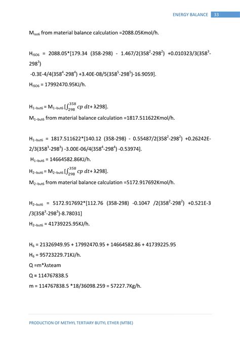 Production Of Methyl Tertiary Butyl Ether Mtbe Pdf Chemistry Science