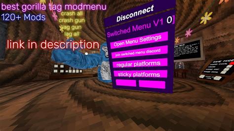 Best Gorilla Tag Mod Menu YouTube