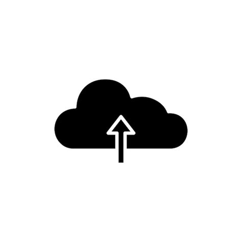 premium vector cloud upload icon set upload file or folder to virtual cloud server vector