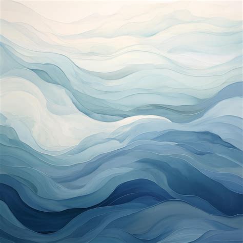 Blue And Cream Color Gradient Abstract Background Premium Ai Generated Image