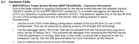 MSP G Not Observed The Desired Frequency At P ACLK With Using BSW Mode MSP Low
