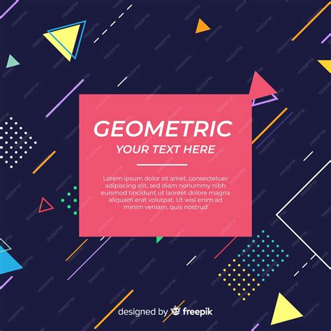 추상적인 기하학적 배경 무료 벡터