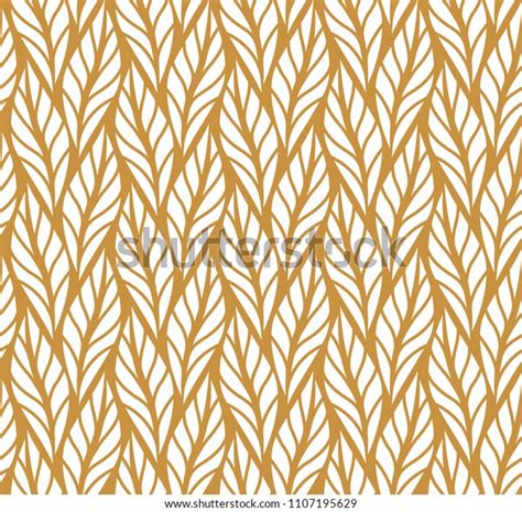 Geometric Leaves Vector Seamless Pattern Abstract Stock Vector Royalty Free 1107195629
