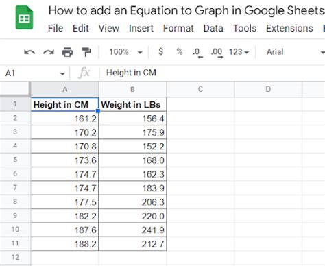 How To Add An Equation To A Graph In Google Sheets Spreadsheet Daddy