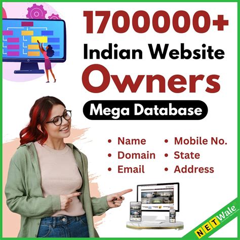1700000+ Indian Website Owners Mega Database - Netwale.com