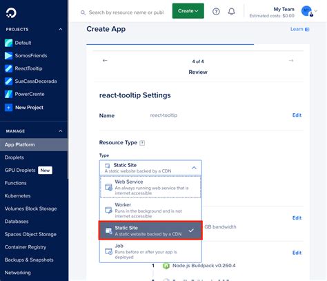 Deploy On Digitalocean React Tooltip