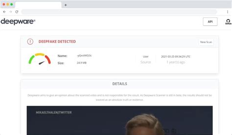 Deepware Herramienta Web Para Análisis Y Detección De Vídeos Deepfake