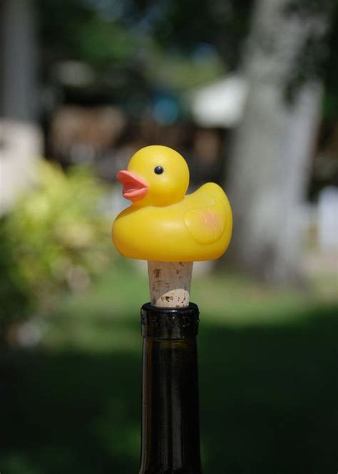 Rubber Ducky Wine Bottle Stopper Fun And Functional Tableware
