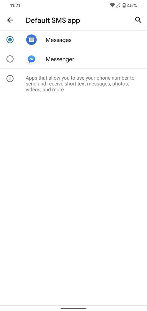 How To Set Your Default Texting App On Android Android Central