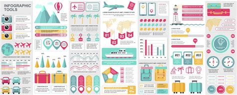 Bundle Infographic Ui Ux Kit Elements Royalty Free Vector