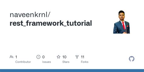 GitHub Naveenkrnl Rest Framework Tutorial