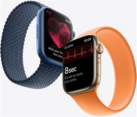 Apple Watch Series 7 GPS + Cellular 41mm Graphite Steel, Blue Sport ...