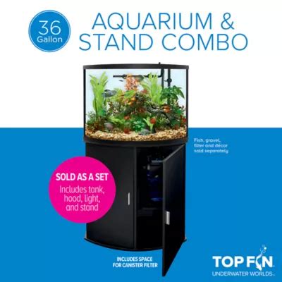 36 Gallon Bow Front Aquarium Stand Warranty Included 215 Gallon Glass